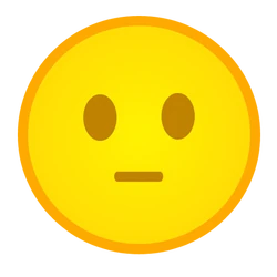neutral face expression emoji