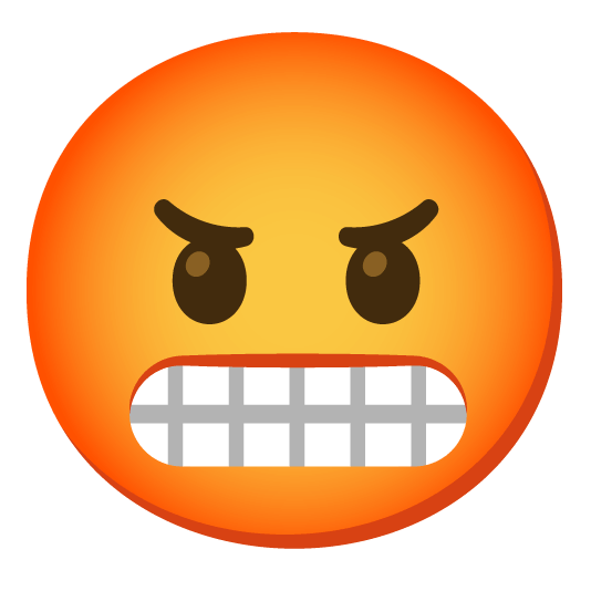 Grimacing Angry Face | Emoji Fanon Wiki | Fandom
