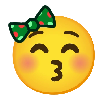 Kissing Face with Bow | Emoji Fanon Wiki | Fandom