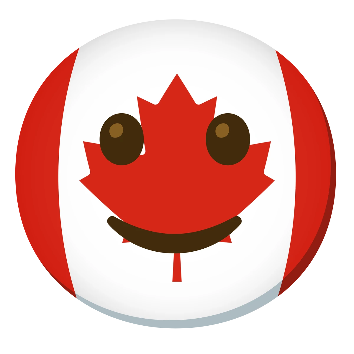 Canada Flag Face | Emoji Fanon Wiki | Fandom