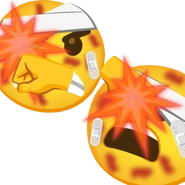 Two Fighting Faces | Emoji Fanon Wiki | Fandom