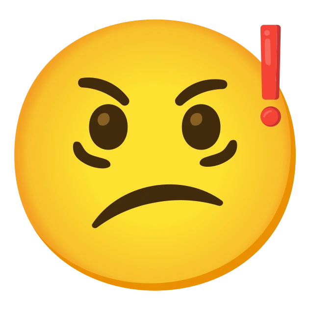 Angry Warning Face | Emoji Fanon Wiki | Fandom