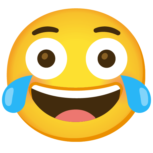 Laughing Face with Open Eyes | Emoji Fanon Wiki | Fandom