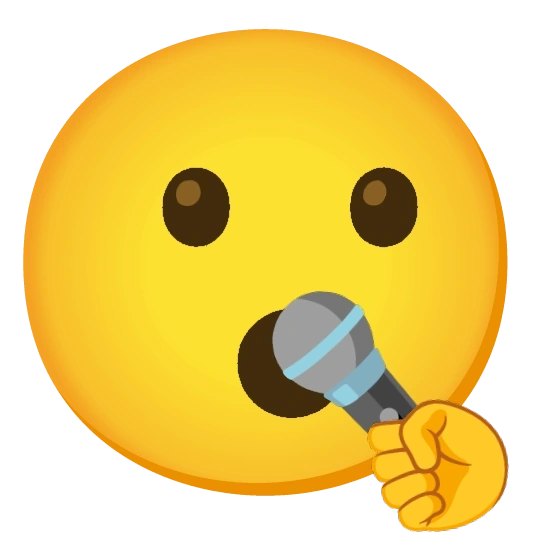Singing Face | Emoji Fanon Wiki | Fandom