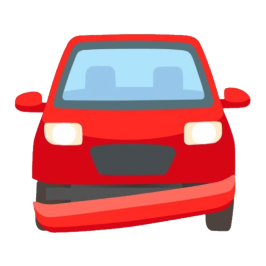 Car with Broken Bumper | Emoji Fanon Wiki | Fandom