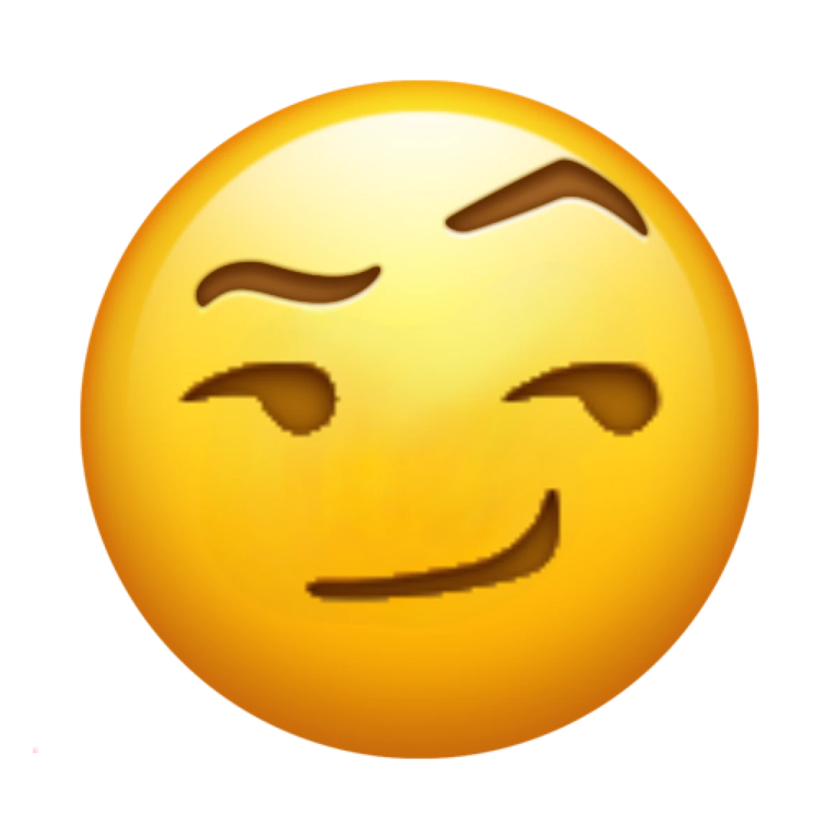 Smirking Face with Raised Eyebrows | Emoji Fanon Wiki | Fandom