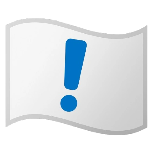 Flag with Exclamation Mark | Emoji Fanon Wiki | Fandom