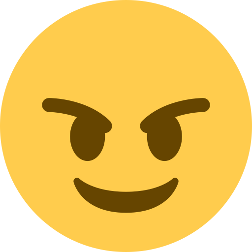 Mischievous Face | Emoji Fanon Wiki | Fandom