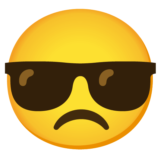 Unsatisfyied Cool Face | Emoji Fanon Wiki | Fandom