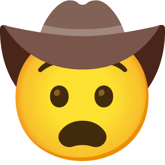 Scared Cowboy Face | Emoji Fanon Wiki | Fandom