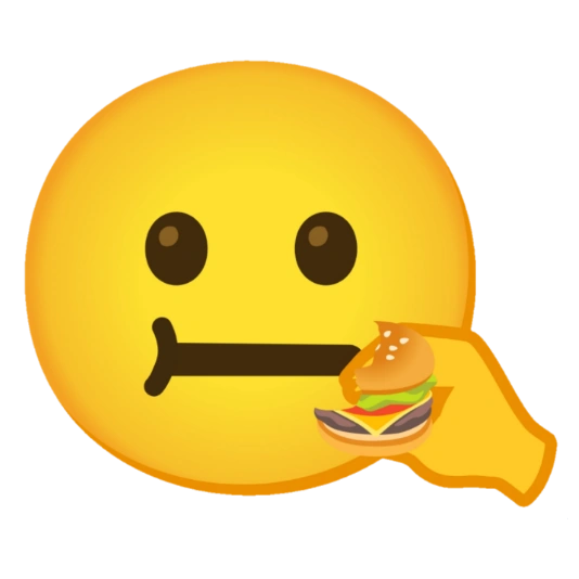 Face Eats Hamburger | Emoji Fanon Wiki | Fandom