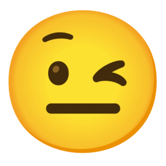 Winking Face with Neutral Mouth | Emoji Fanon Wiki | Fandom