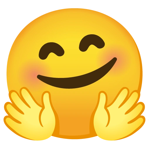 Smiling Face with Open Hands | Emoji Wiki | Fandom