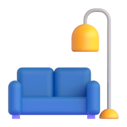 Couch and Lamp | Emoji Wiki | Fandom