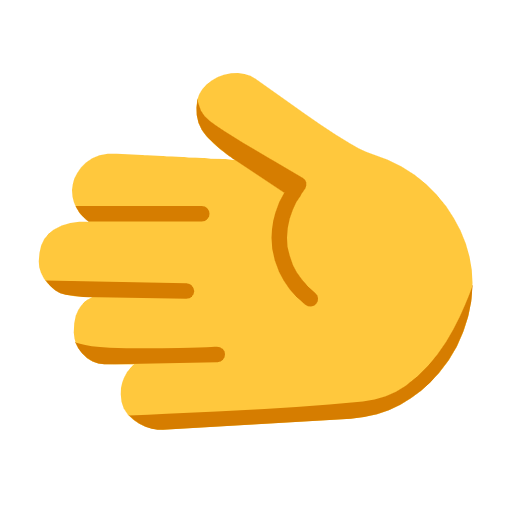 Leftwards Hand | Emoji Wiki | Fandom