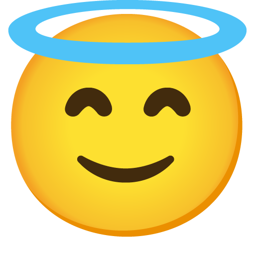 Smiling Face with Halo | Emoji Wiki | Fandom