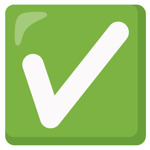 Check Mark Button | Emoji Wiki | Fandom