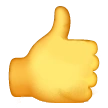 Reversed Thumbs Up Sign | Emoji Wiki | Fandom