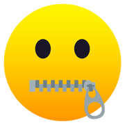 Zipper-Mouth Face | Emoji Wiki | Fandom