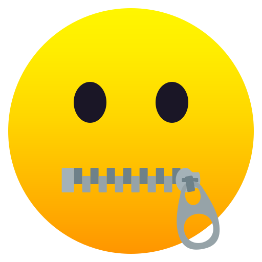 Zipper-Mouth Face | Emoji Wiki | Fandom