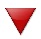 Red Triangle Pointed Down | Emoji Wiki | Fandom