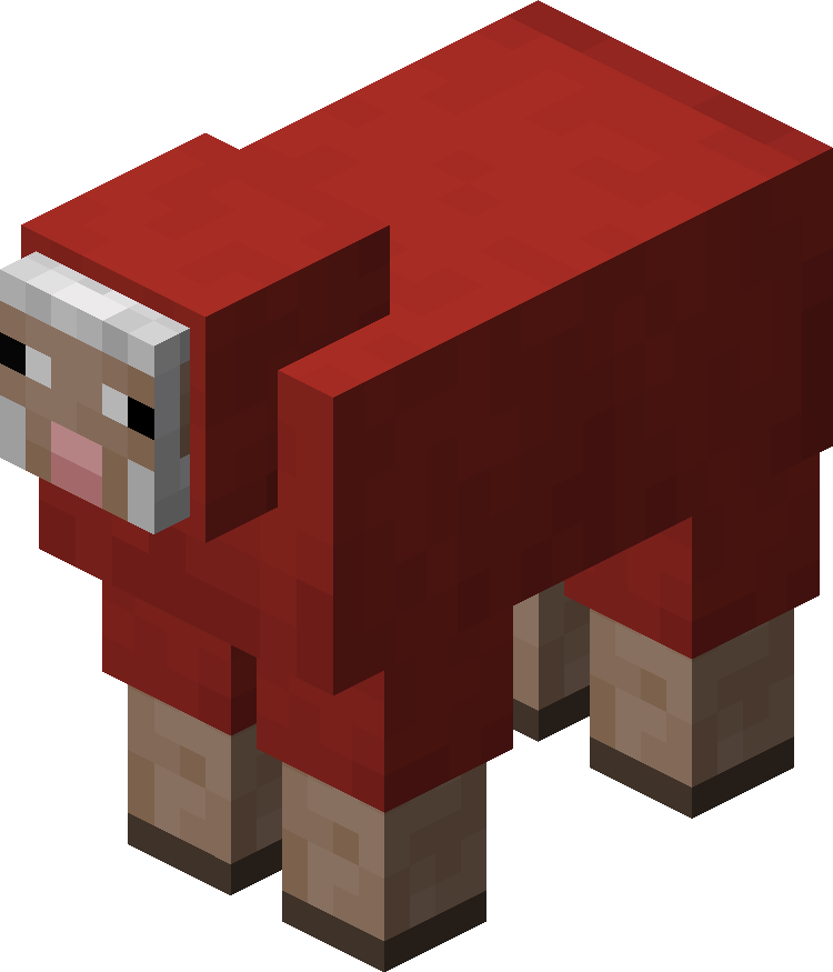 Minecraft Red Sheep Skin
