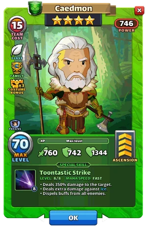 Caedmon | Empires and Puzzles Wiki | Fandom