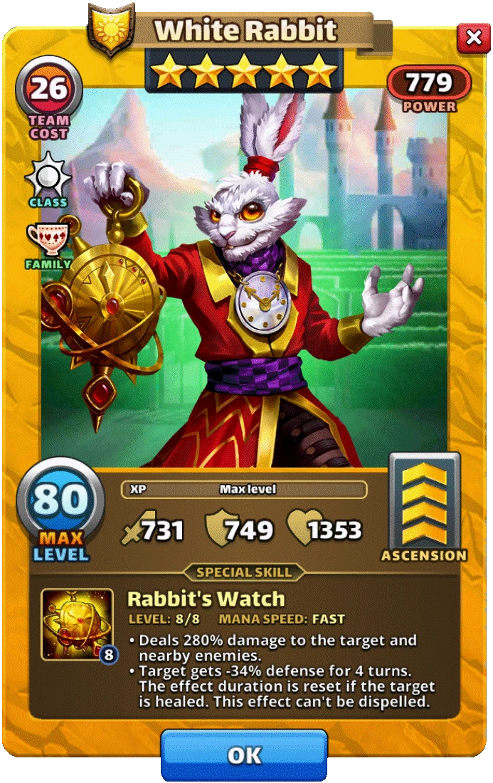 White Rabbit | Empires and Puzzles Wiki | Fandom