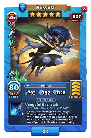 Russula | Empires and Puzzles Wiki | Fandom
