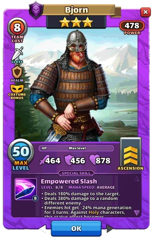 Bjorn | Empires and Puzzles Wiki | Fandom