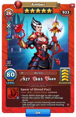 Amber | Empires and Puzzles Wiki | Fandom