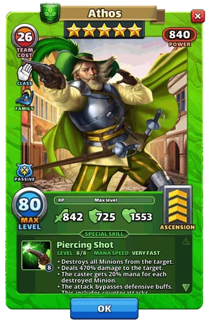 Athos | Empires and Puzzles Wiki | Fandom