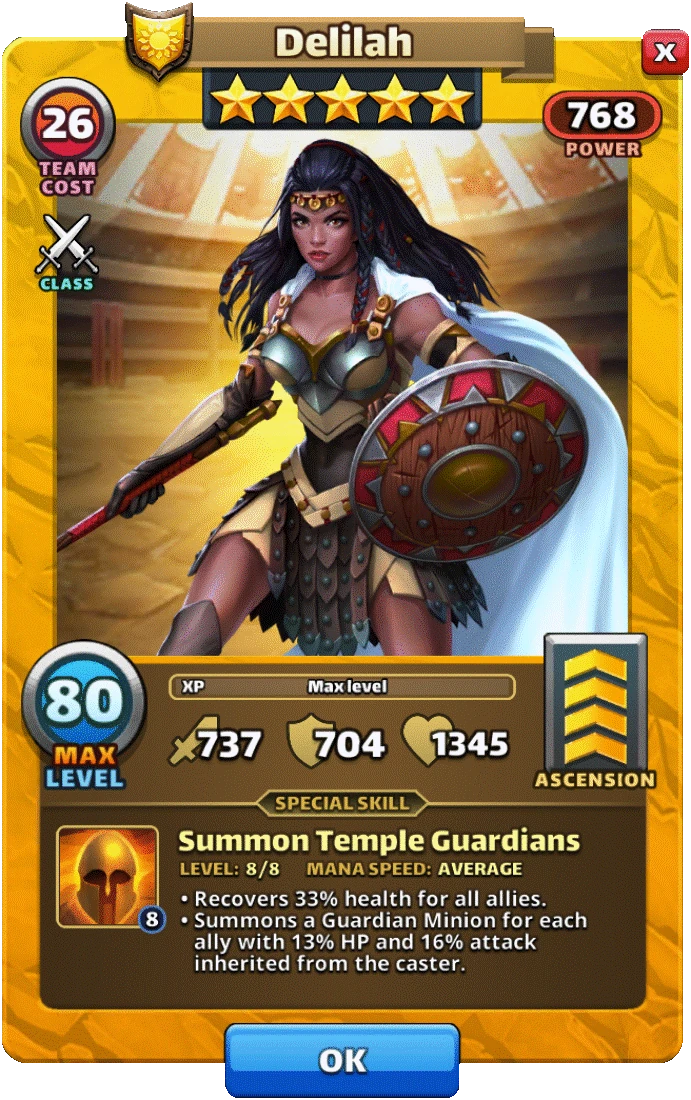 Delilah | Empires and Puzzles Wiki | Fandom