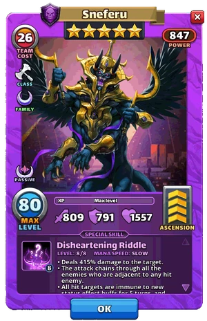 Sneferu | Empires and Puzzles Wiki | Fandom