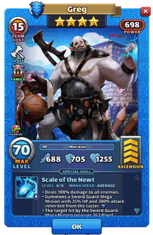 Greg | Empires and Puzzles Wiki | Fandom