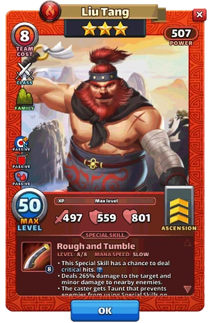 Liu Tang | Empires and Puzzles Wiki | Fandom