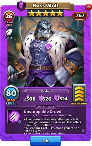 Boss Wolf | Empires and Puzzles Wiki | Fandom
