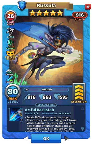 Russula | Empires and Puzzles Wiki | Fandom