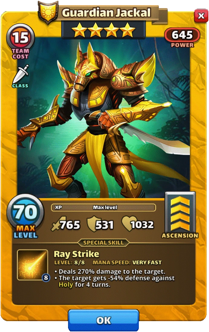 Guardian Jackal | Empires and Puzzles Wiki | Fandom