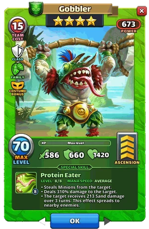 Gobbler | Empires and Puzzles Wiki | Fandom