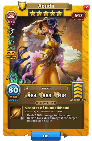 Aouda | Empires and Puzzles Wiki | Fandom