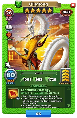 Qinglong | Empires and Puzzles Wiki | Fandom