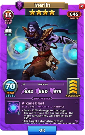 Merlin | Empires and Puzzles Wiki | Fandom