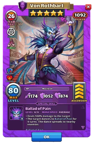 Von Rothbart | Empires and Puzzles Wiki | Fandom