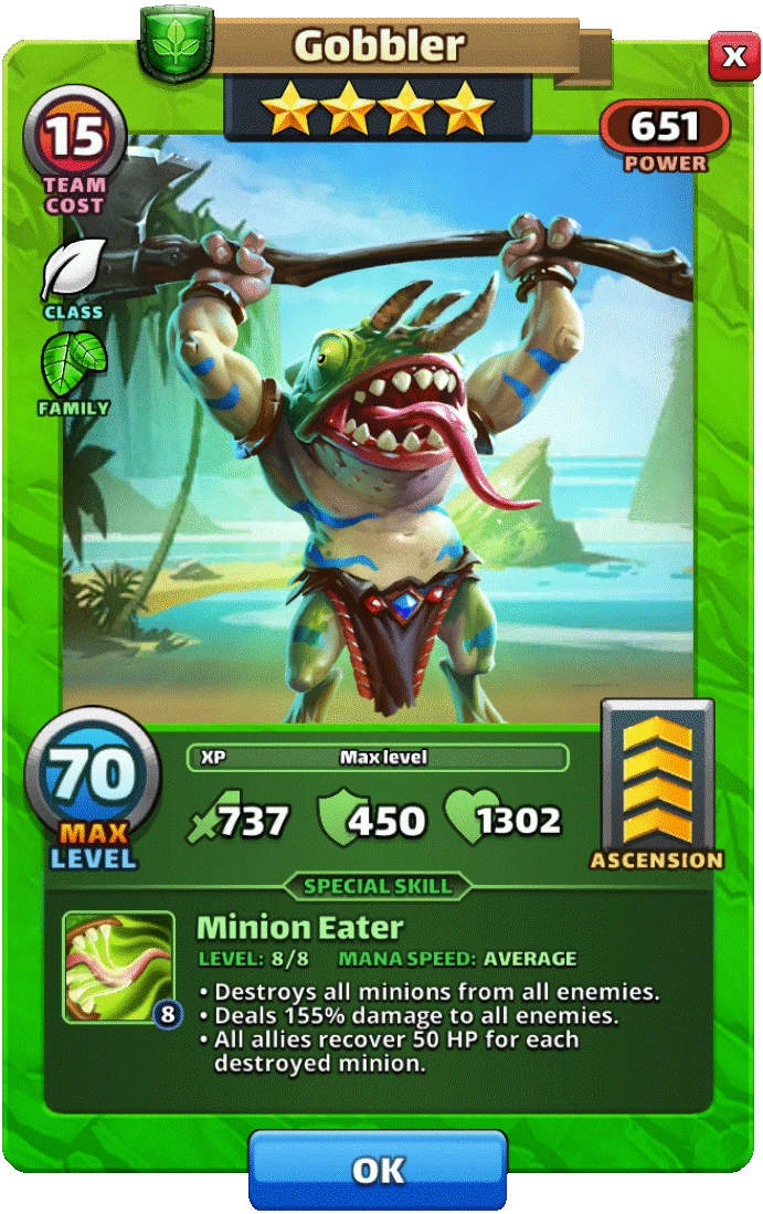 Gobbler | Empires and Puzzles Wiki | Fandom