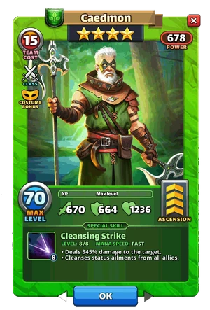 Caedmon | Empires and Puzzles Wiki | Fandom