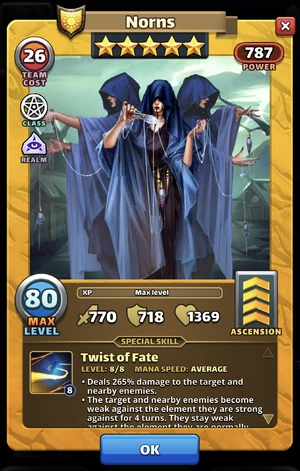 Norns | Empires and Puzzles Wiki | Fandom