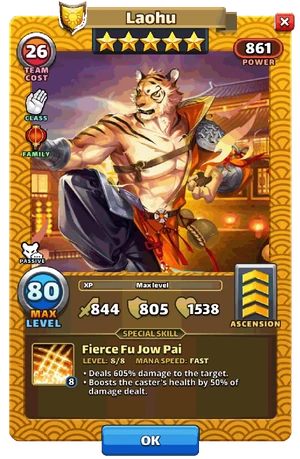 Laohu | Empires and Puzzles Wiki | Fandom