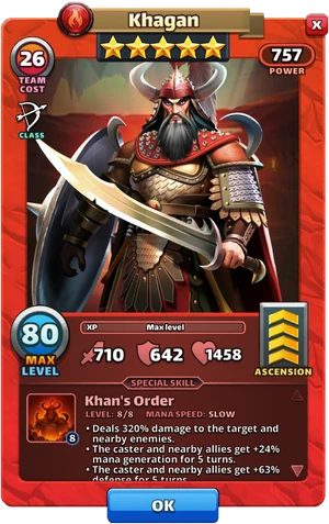 Khagan | Empires and Puzzles Wiki | Fandom
