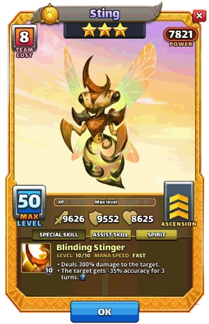 Sting | Empires and Puzzles Wiki | Fandom